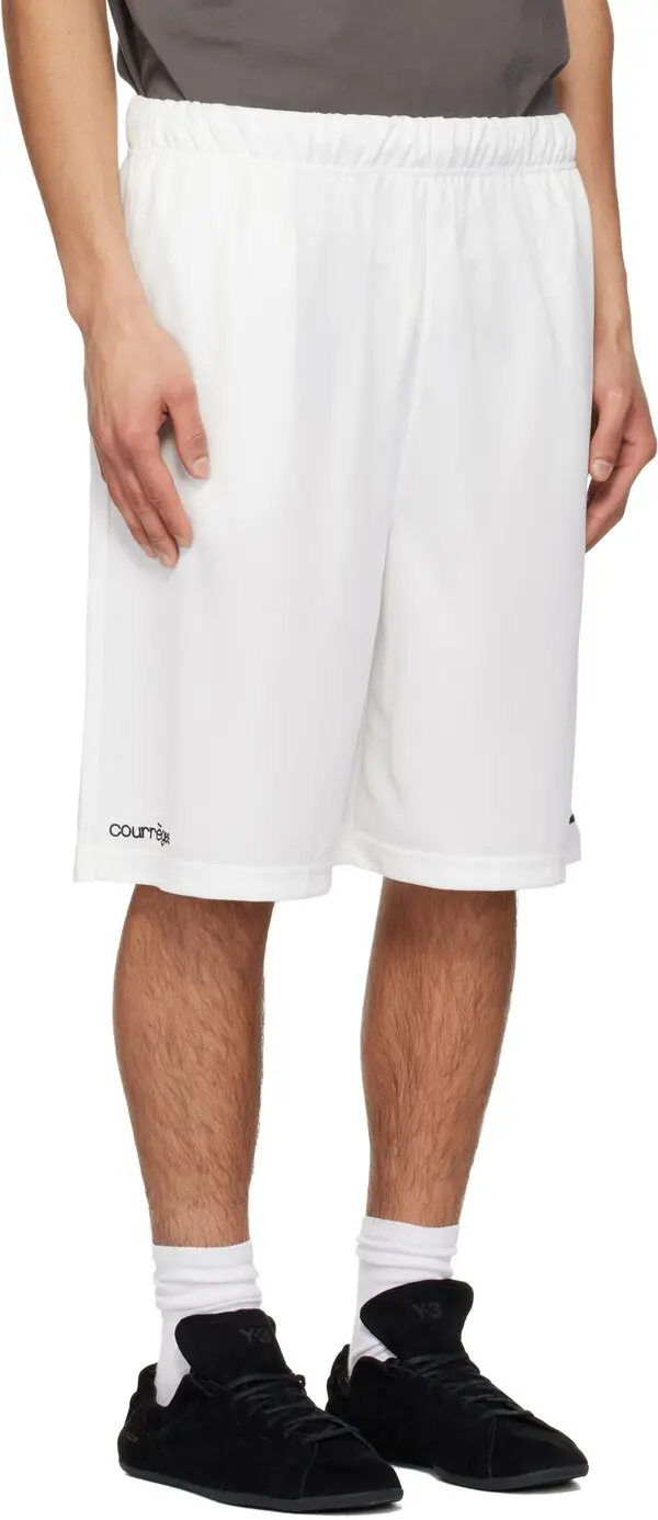COURREGES Courrèges Logo Detail Drawstring Shorts