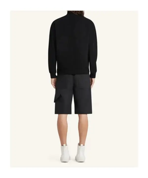 COURREGES Zip-up Jacket With Ac Logo - Black