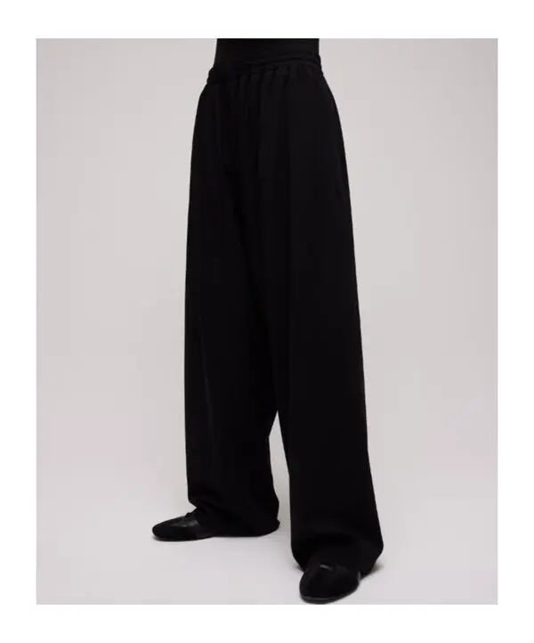 Gucci Wool Twill Wide Leg Leisure Pants