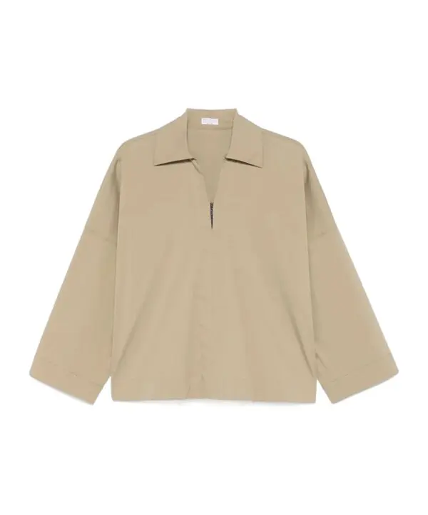Brunello Cucinelli Drop-shoulder Blouse