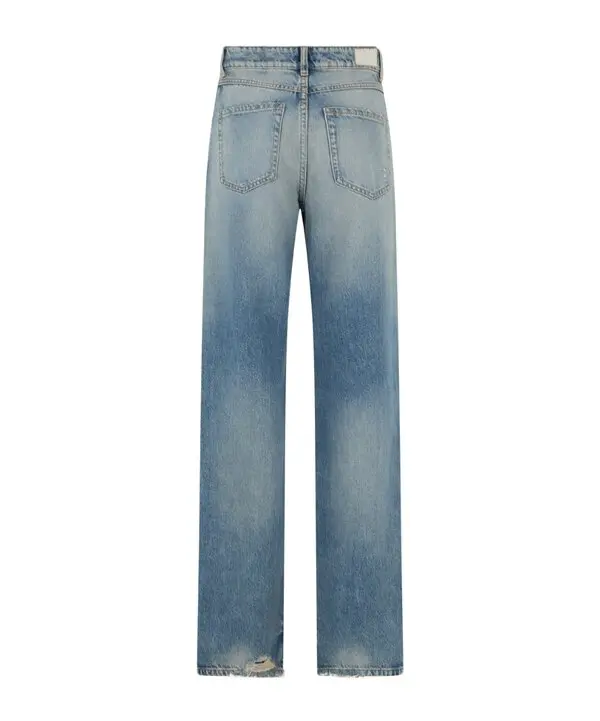 ICON DENIM LOS ANGELES Jodie Straight Jeans - Gray