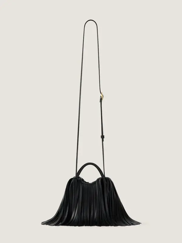 Givenchy Leather Fringe Tote Bag - Black