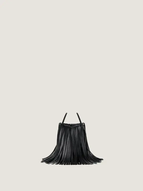 Givenchy Leather Fringe Tote Bag - Black