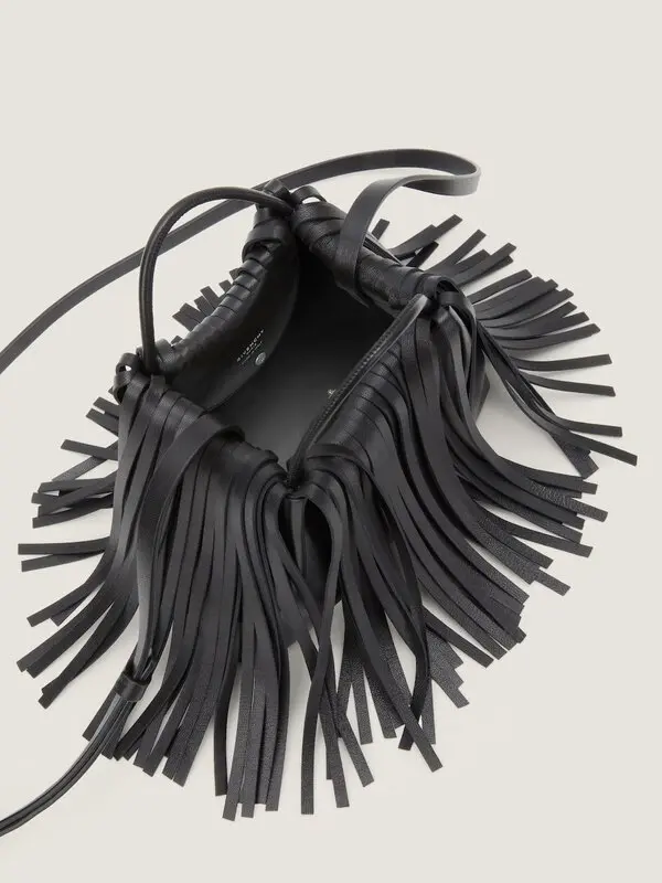 Givenchy Leather Fringe Tote Bag - Black