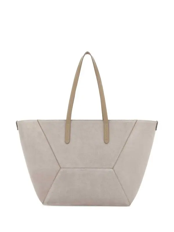 Brunello Cucinelli Panelled Tote Bag