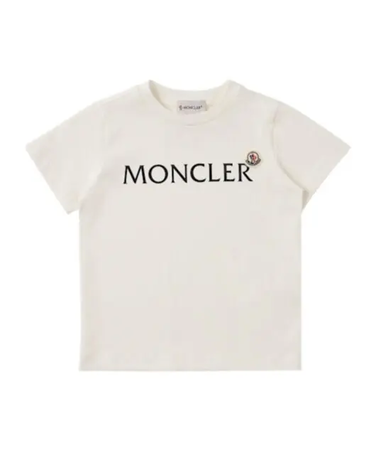 Moncler Logo Cotton T-shirt - White