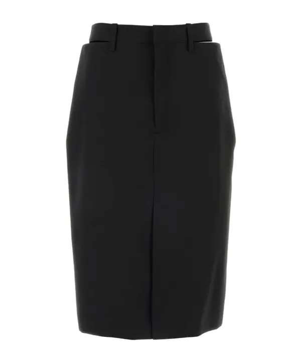 JIL SANDER 129 High-waist Pencil Skirt - Black