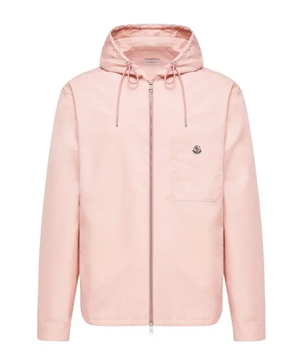 Moncler Cotton Blend Poplin Shirt Jacket