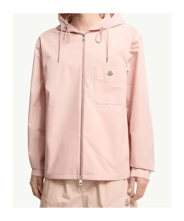 Moncler Cotton Blend Poplin Shirt Jacket