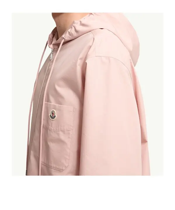 Moncler Cotton Blend Poplin Shirt Jacket