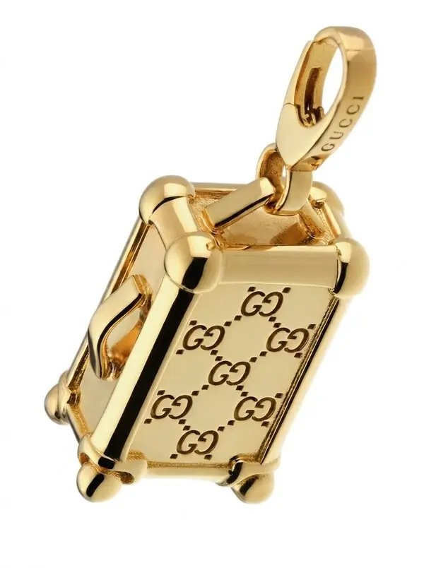 Gucci Savoy Trunk Motif Charm - Golden