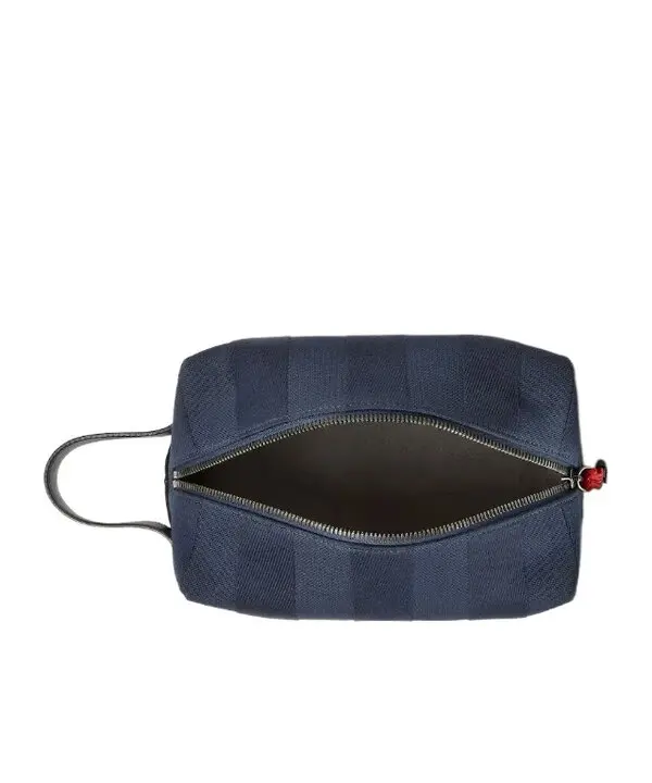 Fendi Lui Striped Toiletry Bag - Blue