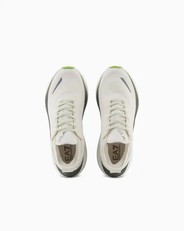 EA7 Logo Printed Lace-up Sneakers