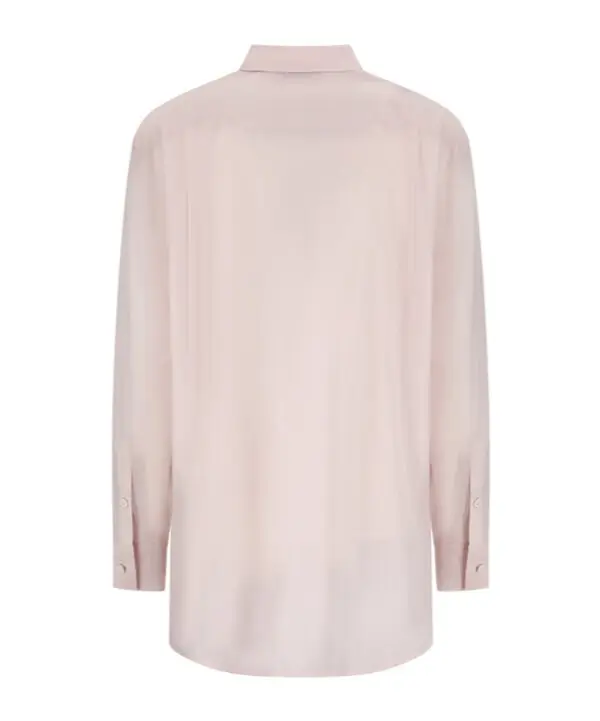 JIL SANDER Oversized Shirt With Classic Collar - Pink