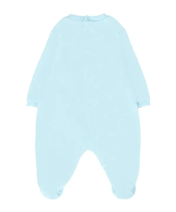 Moschino Long-sleeved Jumpsuits With Bear And Deer Print