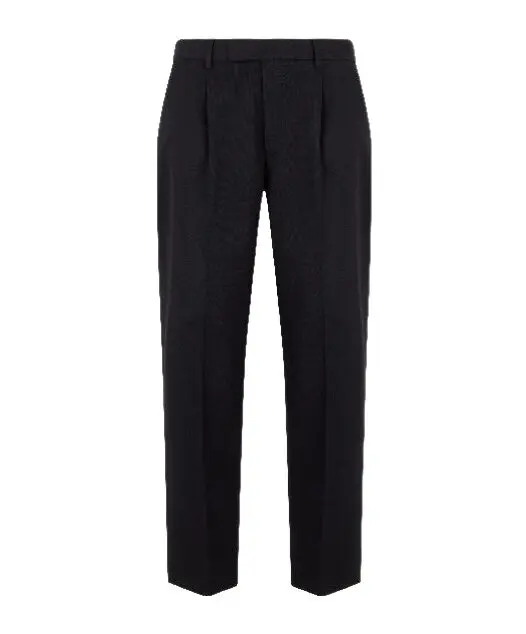 Zegna Pleated Straight-leg Trousers - No