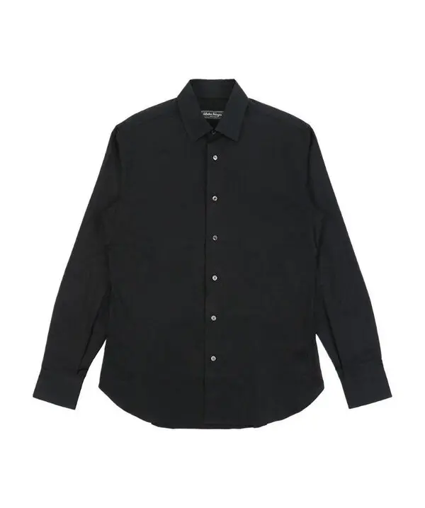 FERRAGAMO Lapel Shirt - Black