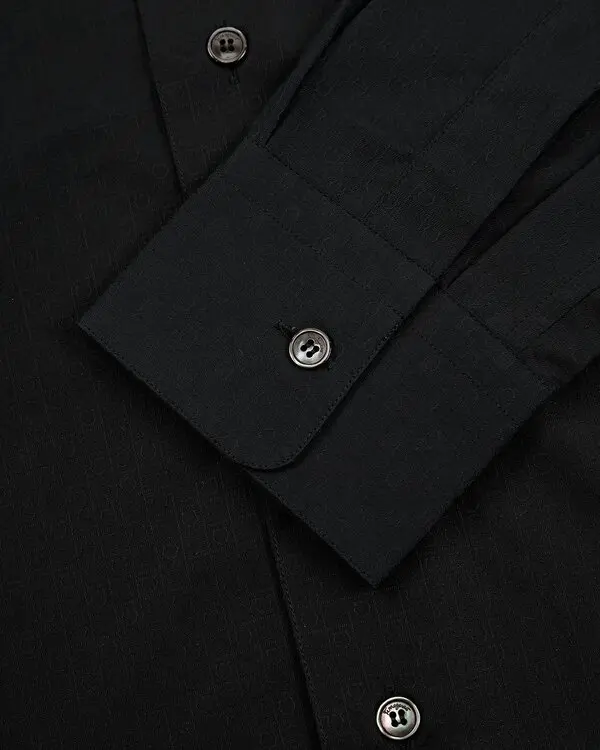 FERRAGAMO Lapel Shirt - Black