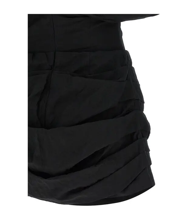 Magda Butrym Off-the-shoulder Ruched Mini Dress