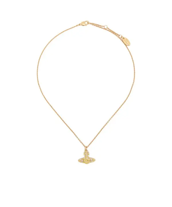 VIVIENNE WESTWOOD Grace Bas Relief Pendant Necklace - Yellow