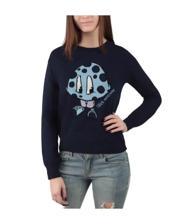 Moschino Pullover With Graphic Detail