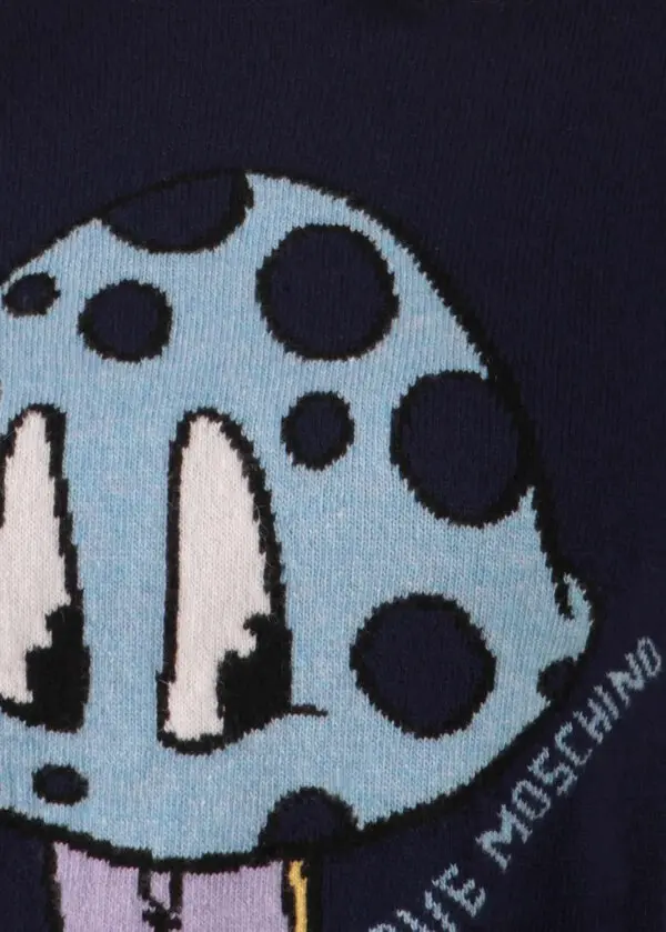 Moschino Pullover With Graphic Detail