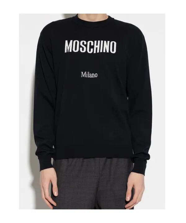 Moschino Intarsia Knitted Sweater