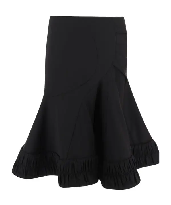 Dries Van Noten Flared Midi Skirt