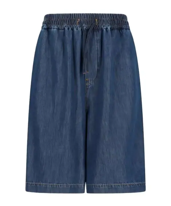 DARKPARK Drawstring Denim Shorts - Medium Blue