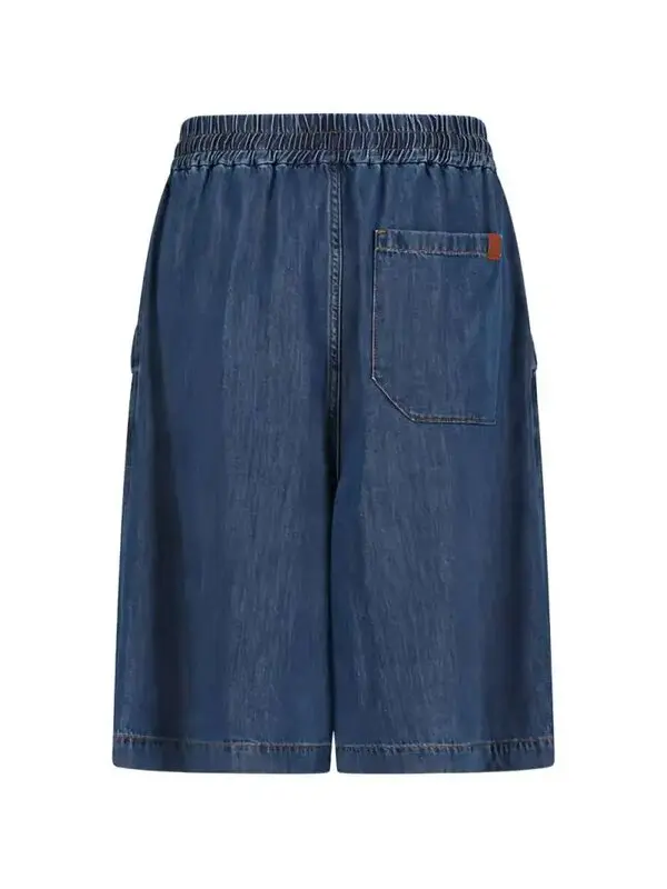 DARKPARK Drawstring Denim Shorts - Medium Blue
