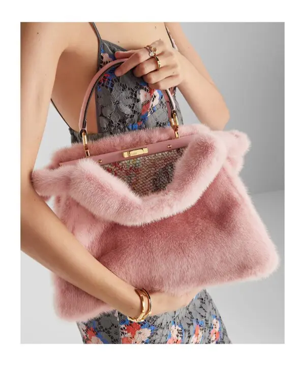 Fendi Peekaboo Iseeu Medium Bag - Pink