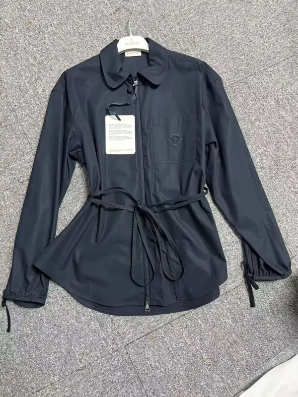 Moncler Logo Patch Zipped Shirt Jacket