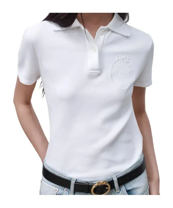 Dior Médaillon Embroidered Polo Shirt