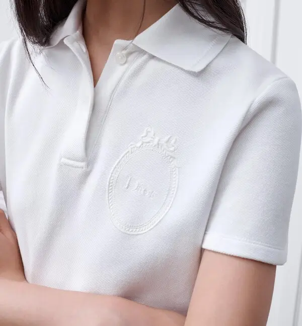 Dior Médaillon Embroidered Polo Shirt