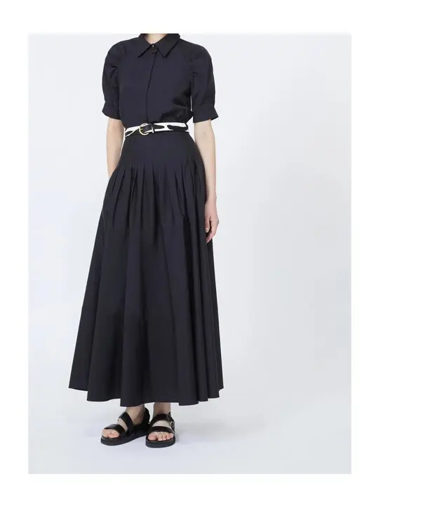Max Mara Opera Pleated Maxi Skirt