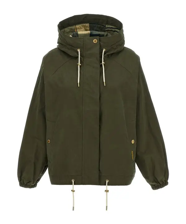 Barbour Hawkridge Hooded Rain Jacket - Green