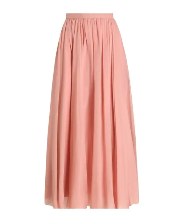 Dolce & Gabbana Gathered Chiffon Maxi Skirt