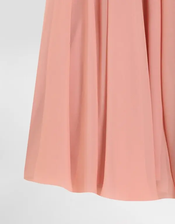 Dolce & Gabbana Gathered Chiffon Maxi Skirt
