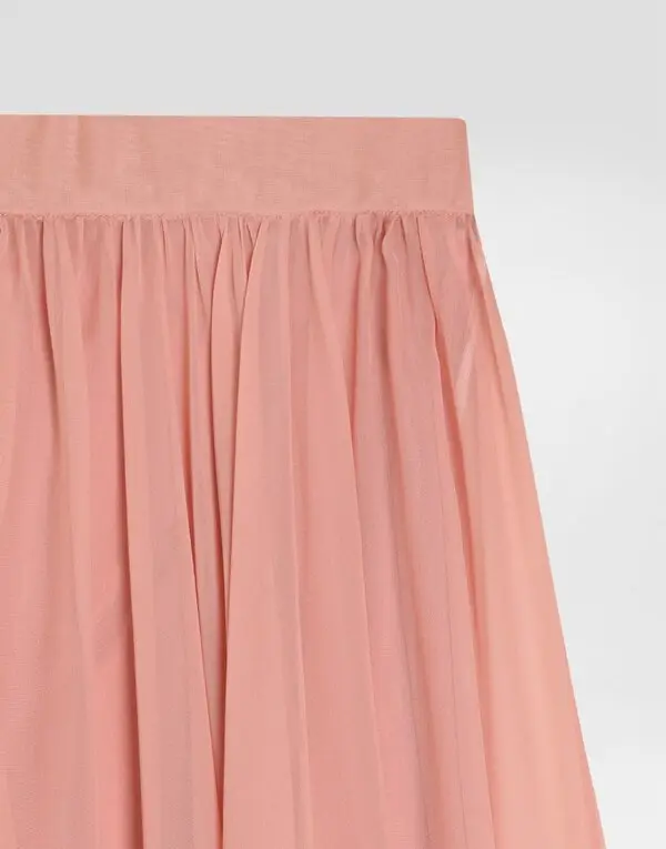 Dolce & Gabbana Gathered Chiffon Maxi Skirt