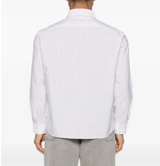 Brunello Cucinelli Striped Shirt - White