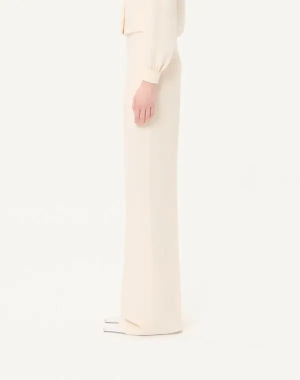Valentino Garavani Crease Detailed Straight-leg Pants