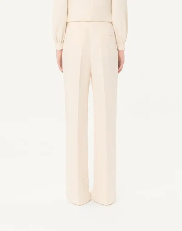 Valentino Garavani Crease Detailed Straight-leg Pants