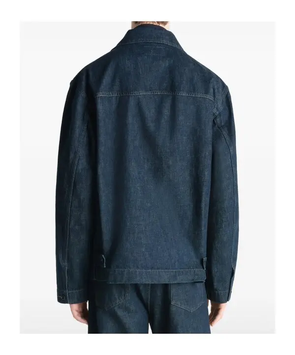 LEMAIRE Boxy Denim Long Sleeve Jacket