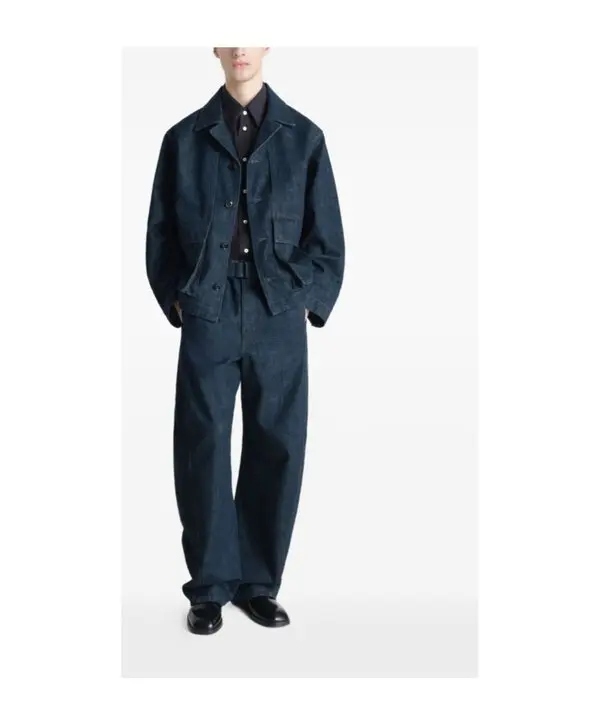 LEMAIRE Boxy Denim Long Sleeve Jacket