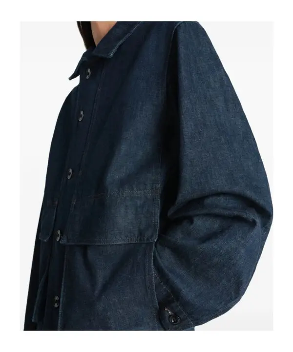 LEMAIRE Boxy Denim Long Sleeve Jacket