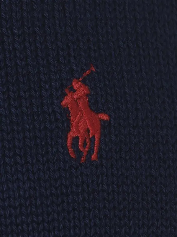 Polo Ralph Lauren Embroidered Crewneck Jumper - Black