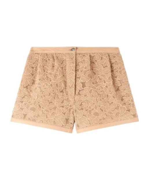 Ermanno Scervino Floral Lace Shorts