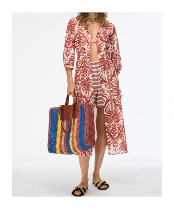 IBLUES Flared, Figure-skimming Shirt Dress With Gathered Sleeves