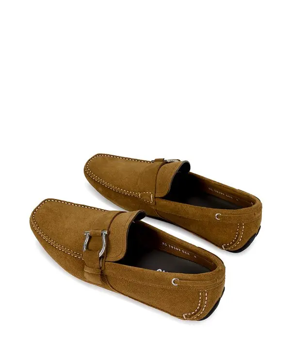 FERRAGAMO Logo Buckle Loafers - Brown
