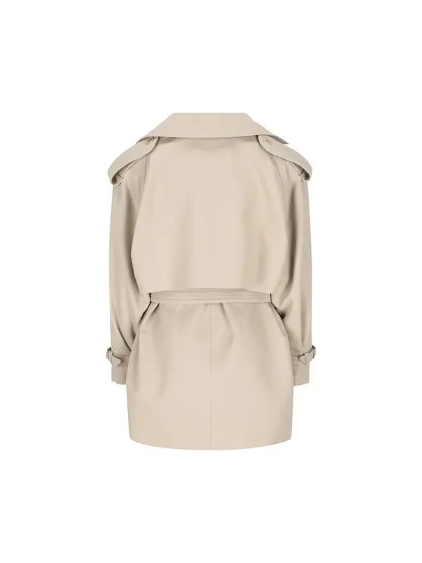 Max Mara Cacio Double-breasted Coat - Sand-colored